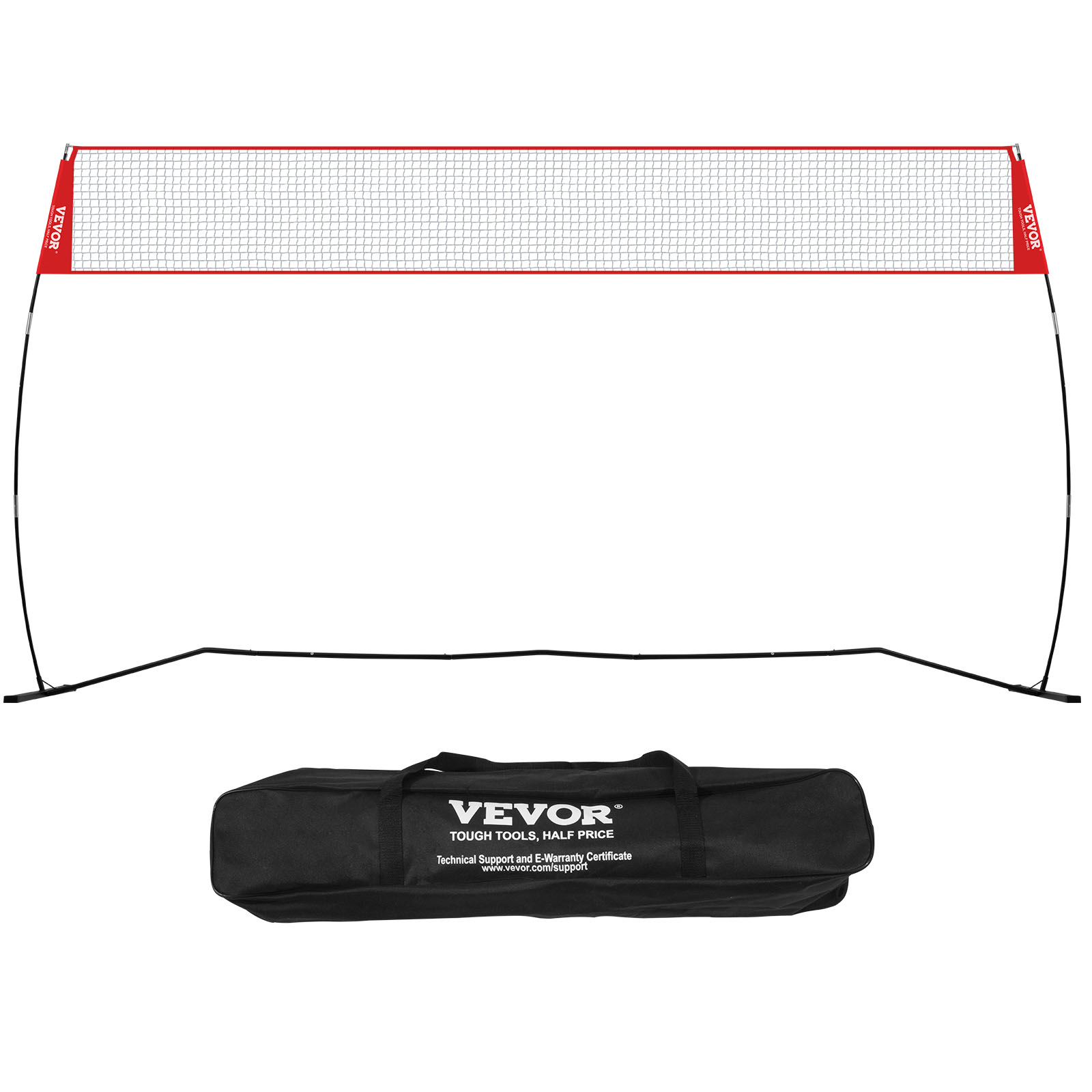 ZENY 10'X5' Portable Adjustable Badminton Net Volleyball Tennis ...