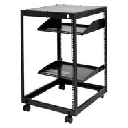 12U Slide-Out Server Rack - Rotating - 4-Post Rack - Walmart.com