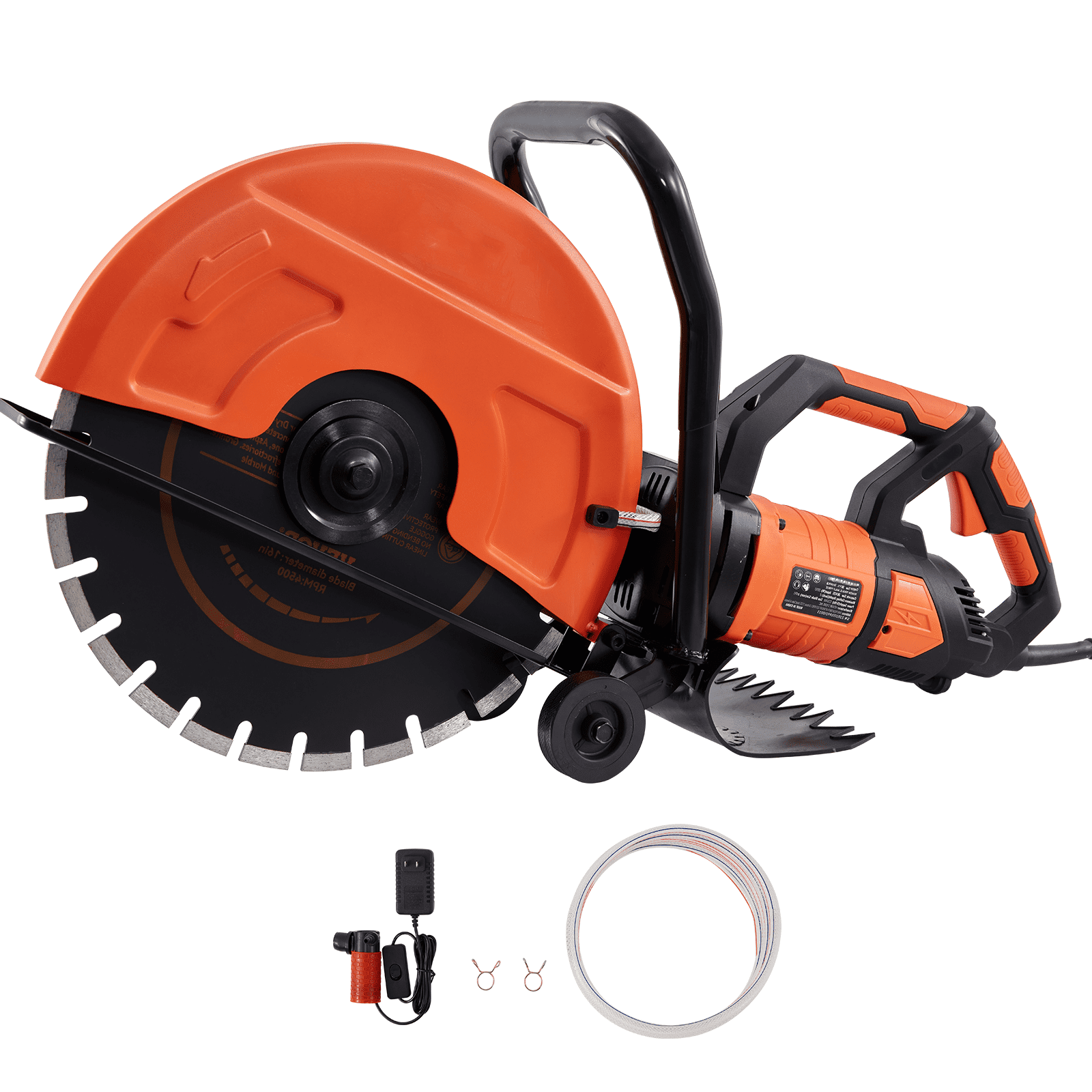 BENTISM 16'' Wet/Dry Electric Concrete Saw, 6'' Cutting Depth, Masonry ...