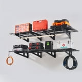 BENTISM Metal 2PCS 4x2 ft Heavy Duty Wall Mounted Garage Storage ...