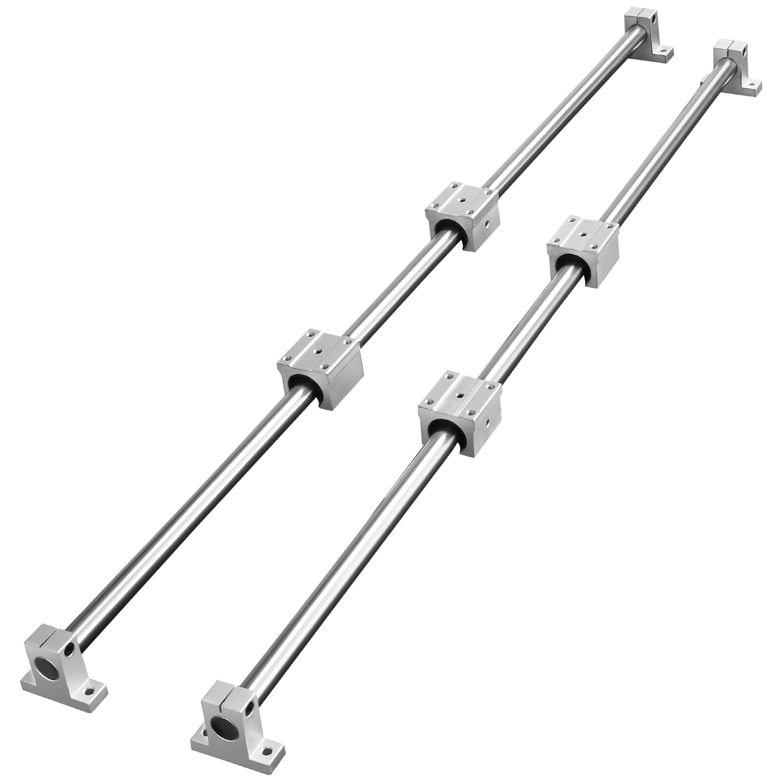 BENTISM Metal Loose Ball Bearings SFC20 1200mm Linear Guide 2PCS with 4 ...