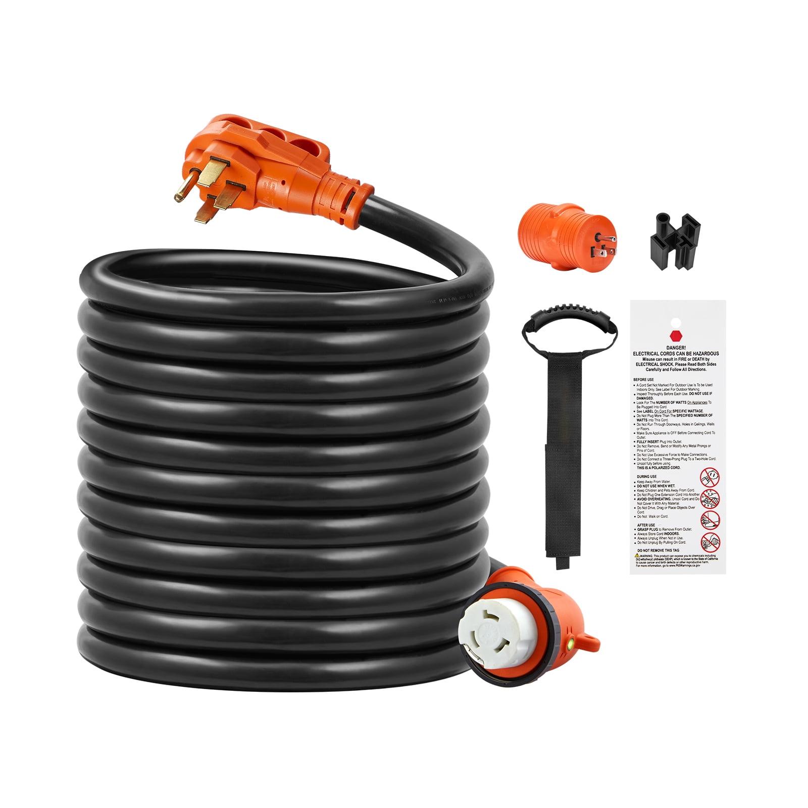 Free Shipping! BENTISM 30 Feet RV Power Cord, 50 Amp, Heavy Duty STW 6/ ...