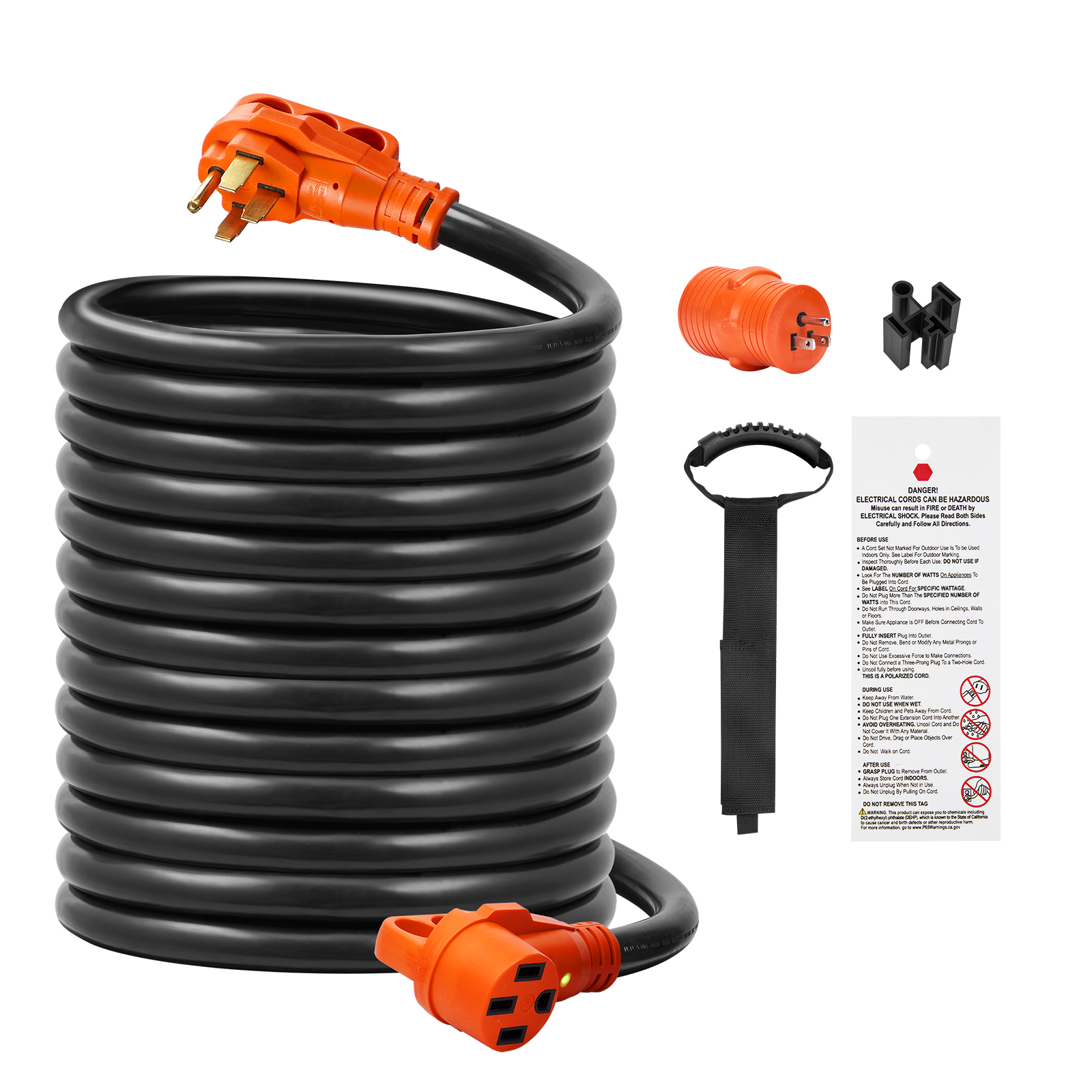 Surge Guard 50A30MFST RV Extension Cord Set - 50 Amp, 30' Male/Female ...