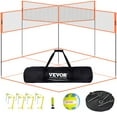 Free Shipping! BENTISM 4-Way Volleyball Net Adjustable Heights Portable ...