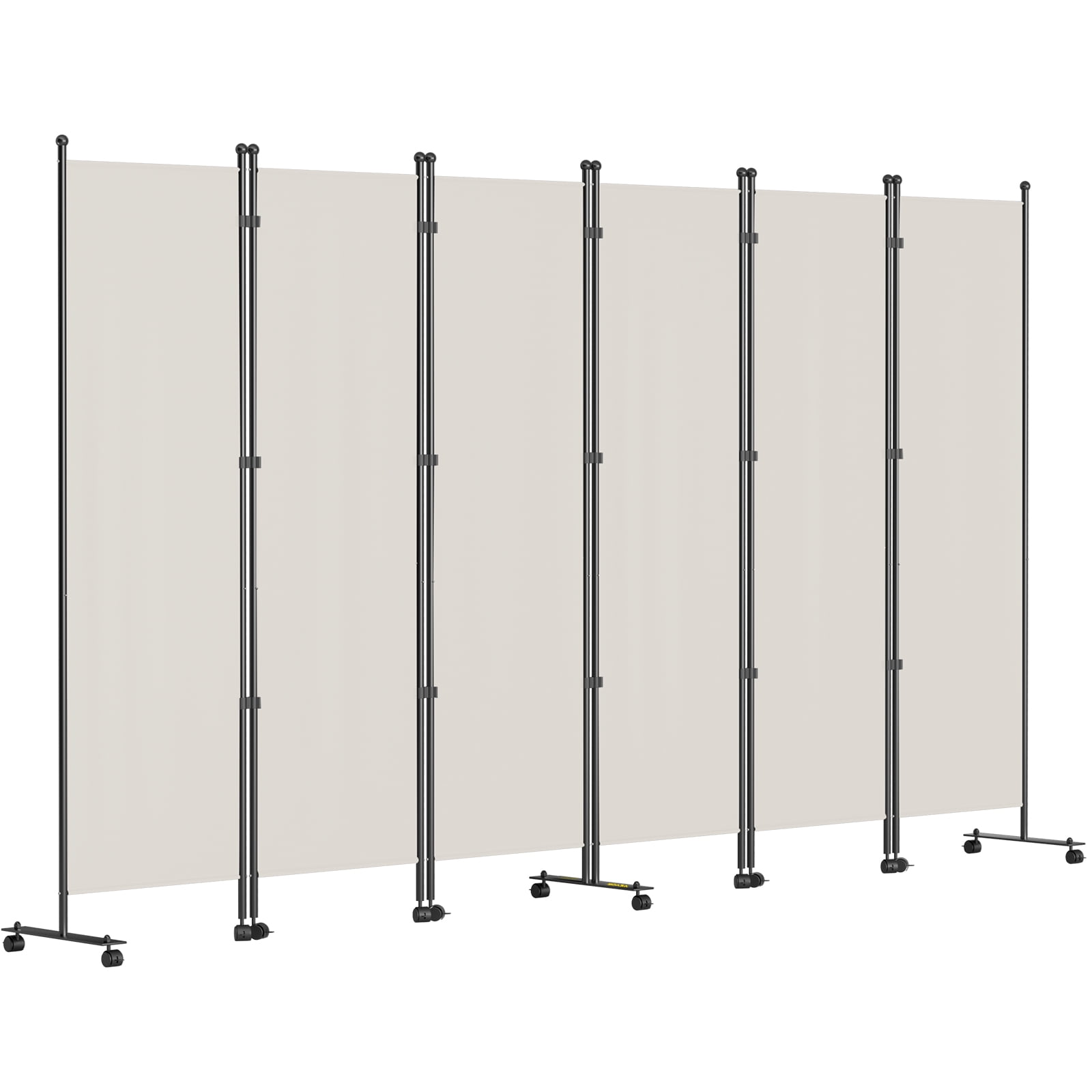BENTISM 6-Panel Room Divider Folding Privacy Screen 121"x73" Home ...
