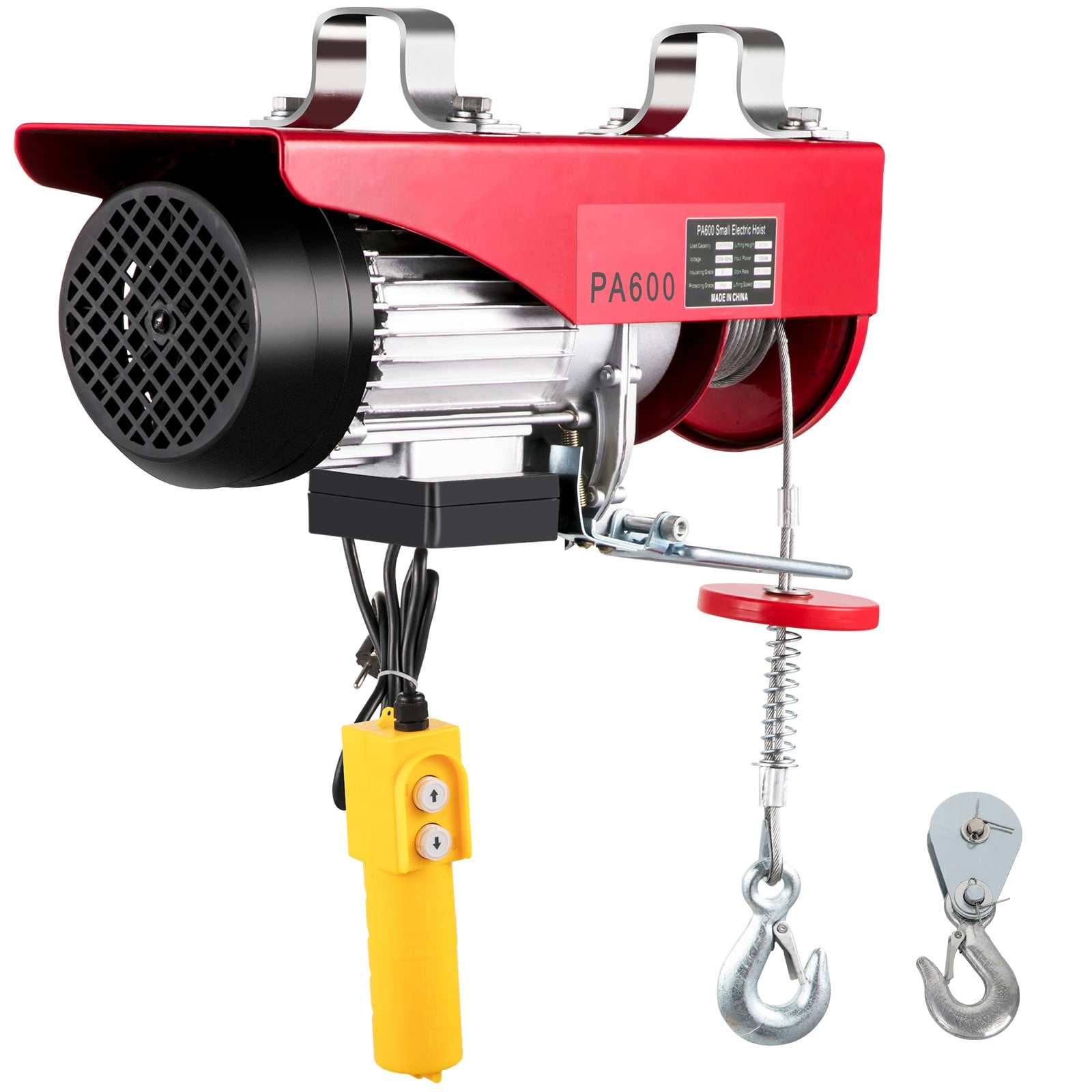 BENTISM 600kg/1320lbs Electric Hoist Scaffold Winch Lifting Crane ...