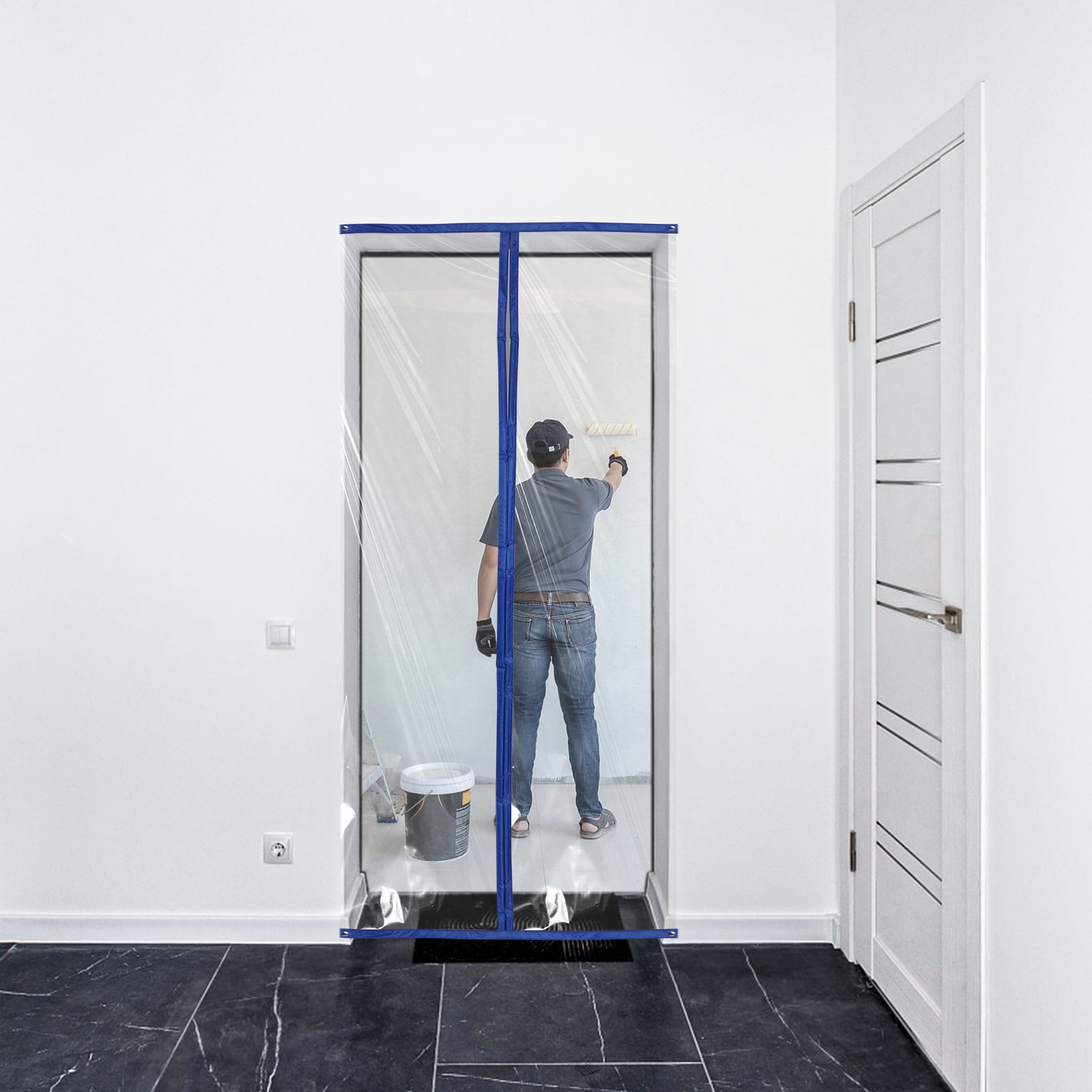 BENTISM 7.5" x 4" Dust Barrier Magnetic Plastic Cover Door Kit for ...