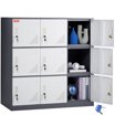 MIDODO Metal Locker, 51"Tall Cabinet Storage Cabinet Locker for ...