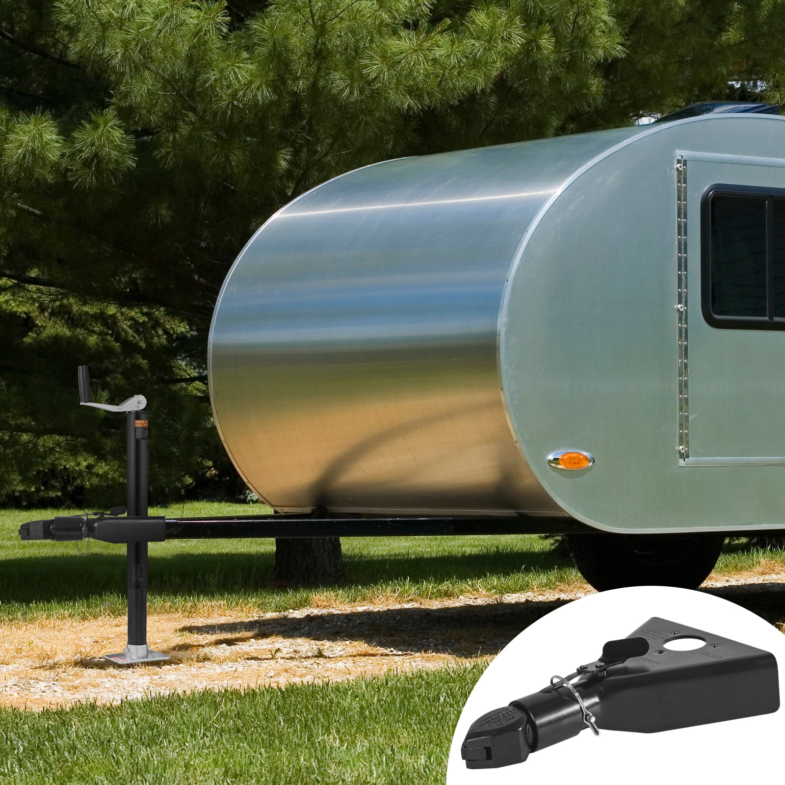 BENTISM A-Frame Trailer Coupler Heavy Duty Coupler 2" Hitch Ball 7000 ...