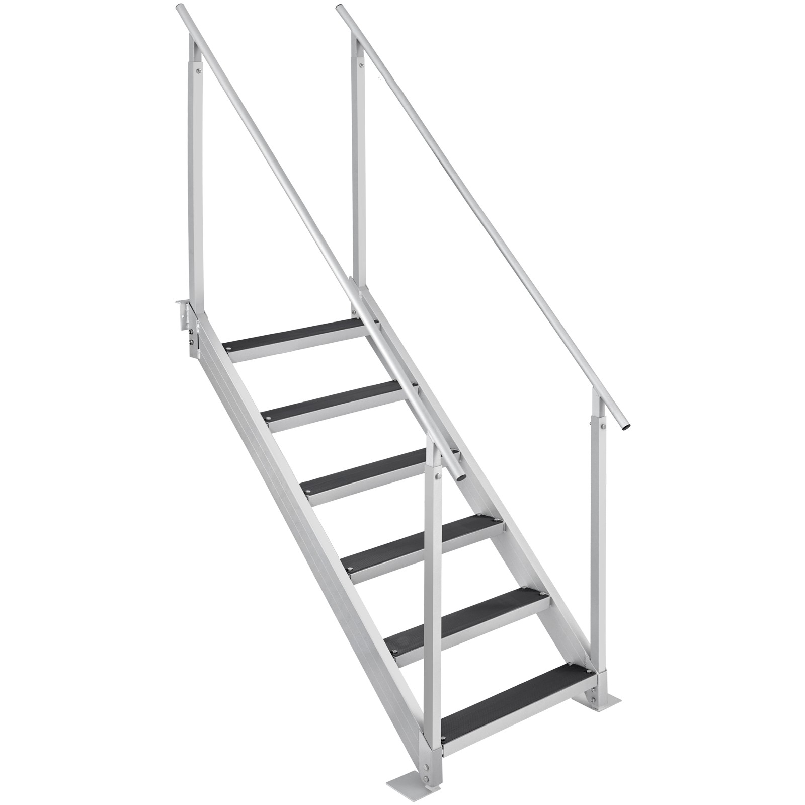 BENTISM Aluminum Dock Ladder Boat Dock Ladder 55.1-67.1in Height ...