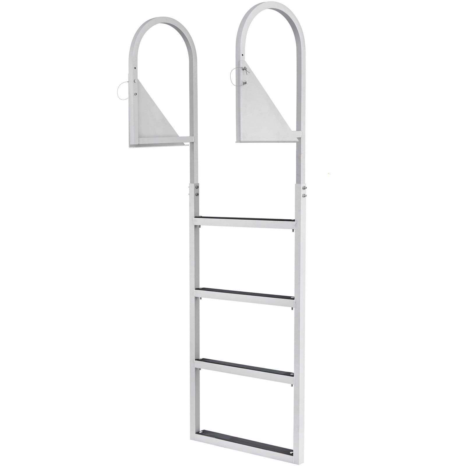 BENTISM Aluminum Folding Stairs, 4-Step Swim Dock Ladder with 350lbs ...