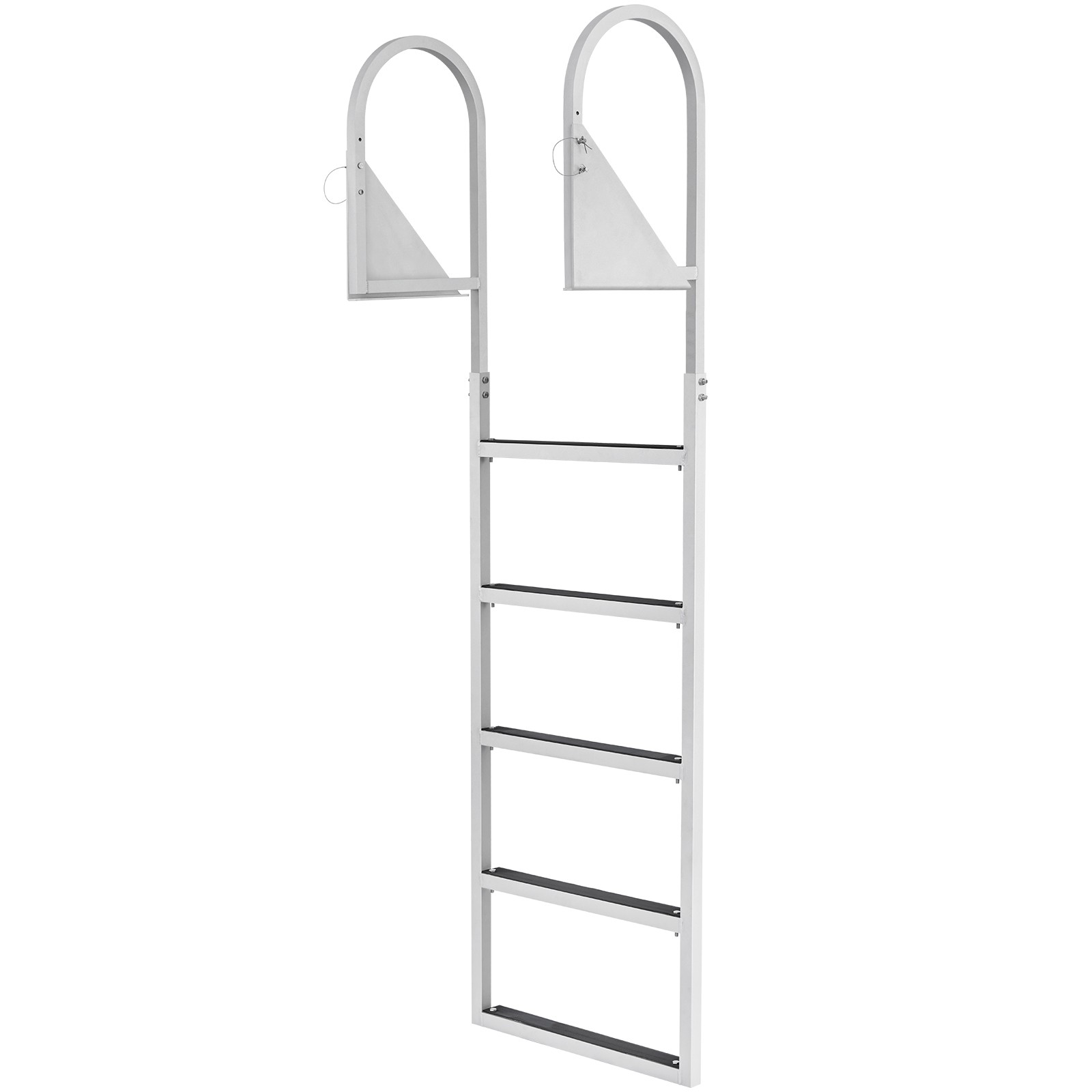 VEVOR Boat Ladder 6-Step, Aluminum Dock Ladder with Wide Step ...