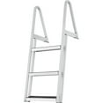 VEVOR Aluminum Dock Ladder Boat Dock Ladder Removable 3 Steps with ...