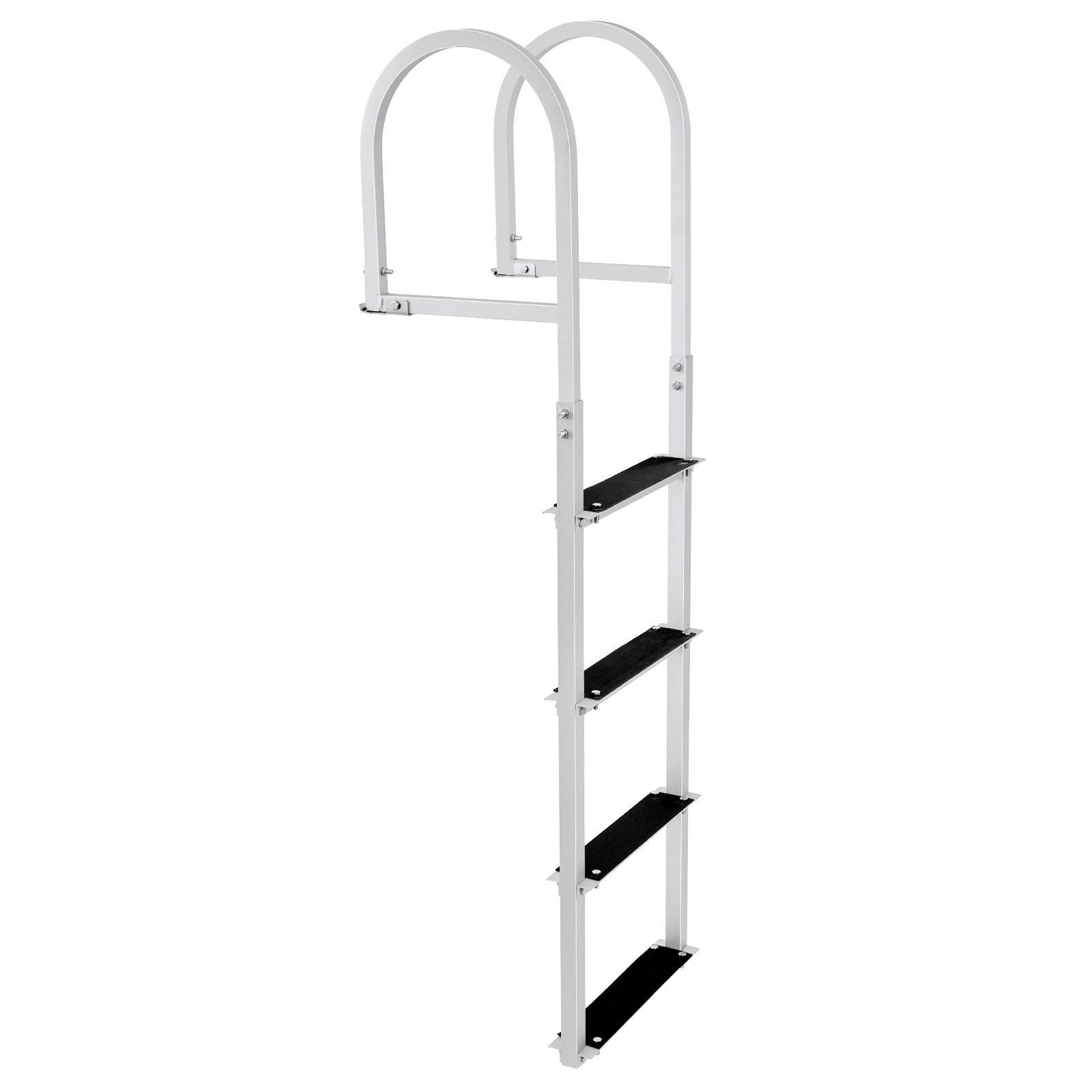Garelick EEz-In Removable 4-Step Folding Pontoon Boarding Ladder ...