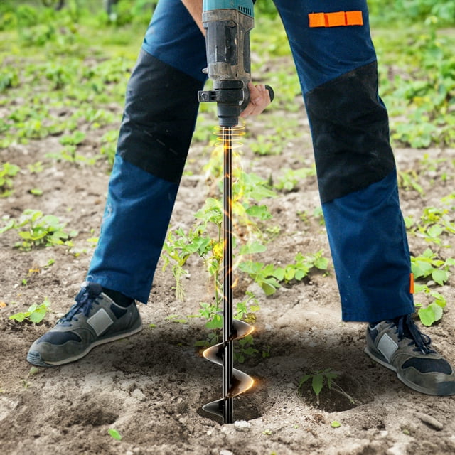 "BENTISM Earth Soil Planter Tool, 3x24"" Auger Drill Bit for Planting ...