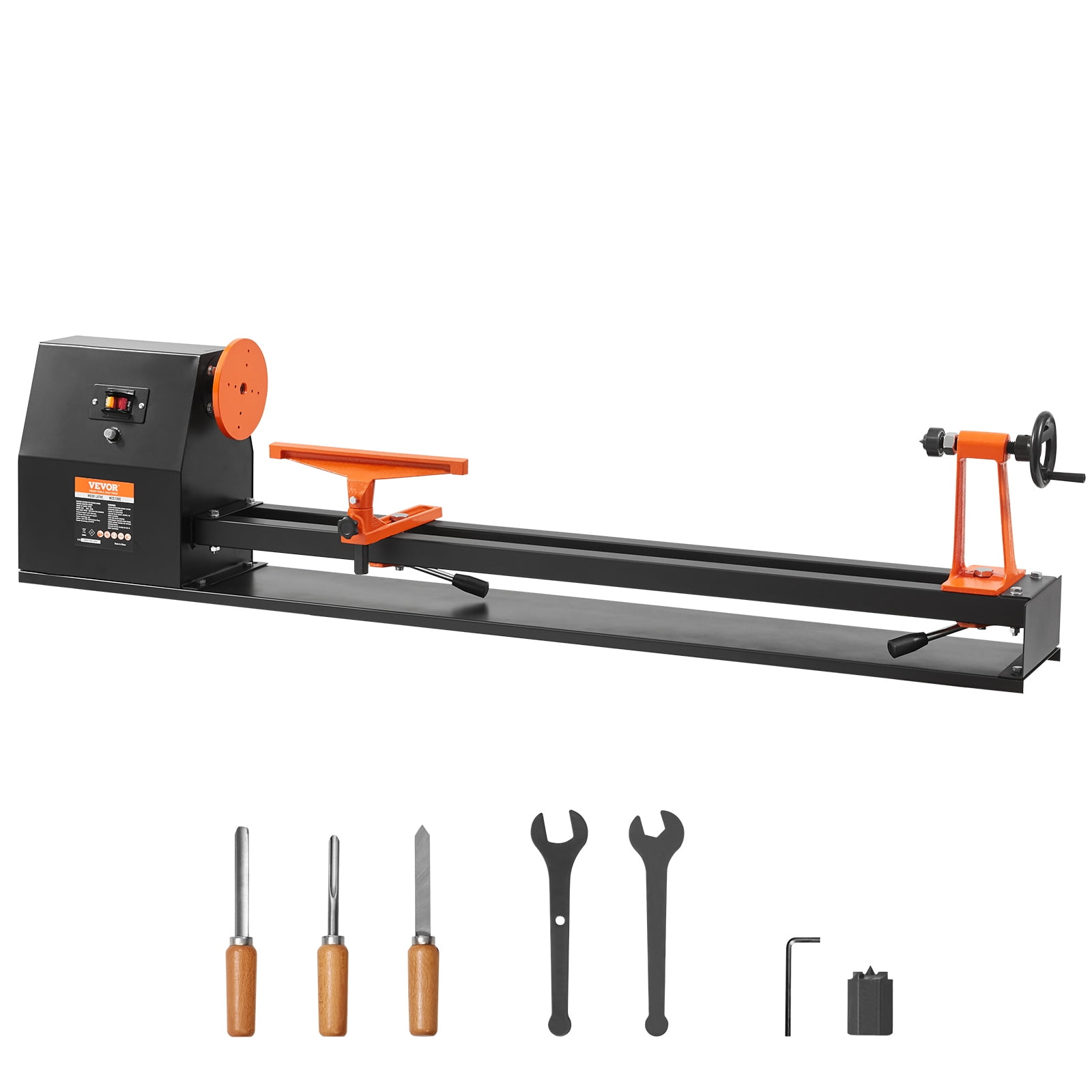 BENTISM Benchtop Wood Lathe, 14 in x 40 in, 0.5 HP 370W Power Wood ...