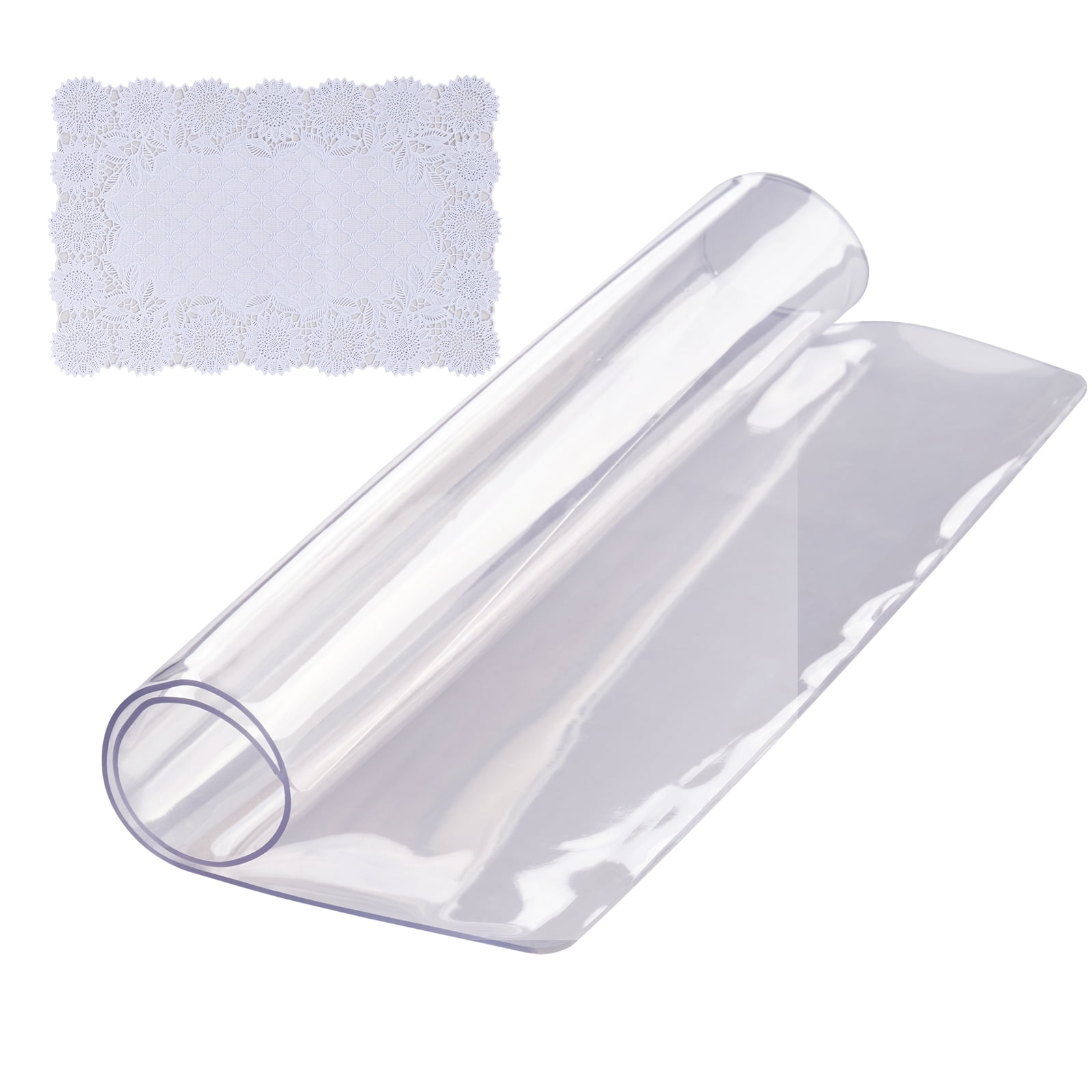 BENTISM Clear Table Cover Protector, 36" x 36" Table Cover, 1.5 mm ...