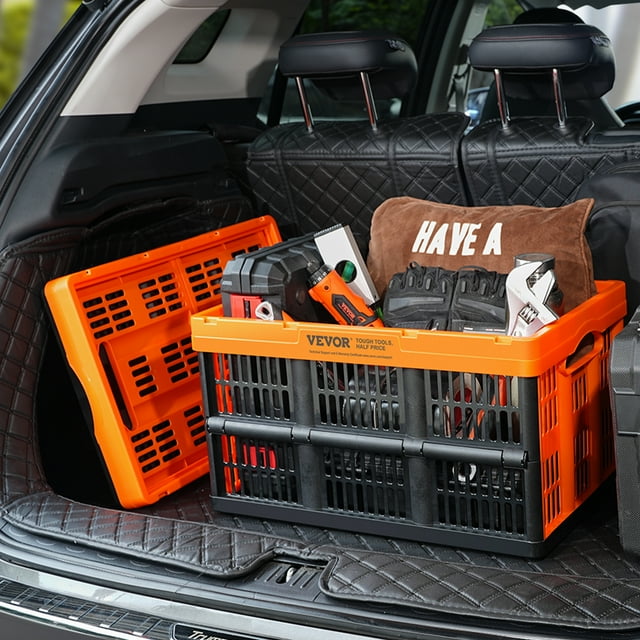 BENTISM Collapsible Storage Baskets Folding Plastic Stackable Container ...