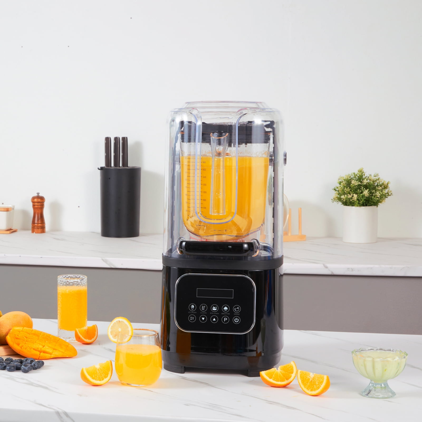 BENTISM Professional Blender, 68oz, 9 Speed & 5 Functions, Ideal for Shakes, Smoothies, Puree ...