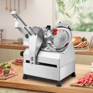 VEVOR 110V Commercial Food Processor, 550W Electric Vegetable Slicer & Shredder, Stainless Steel ...