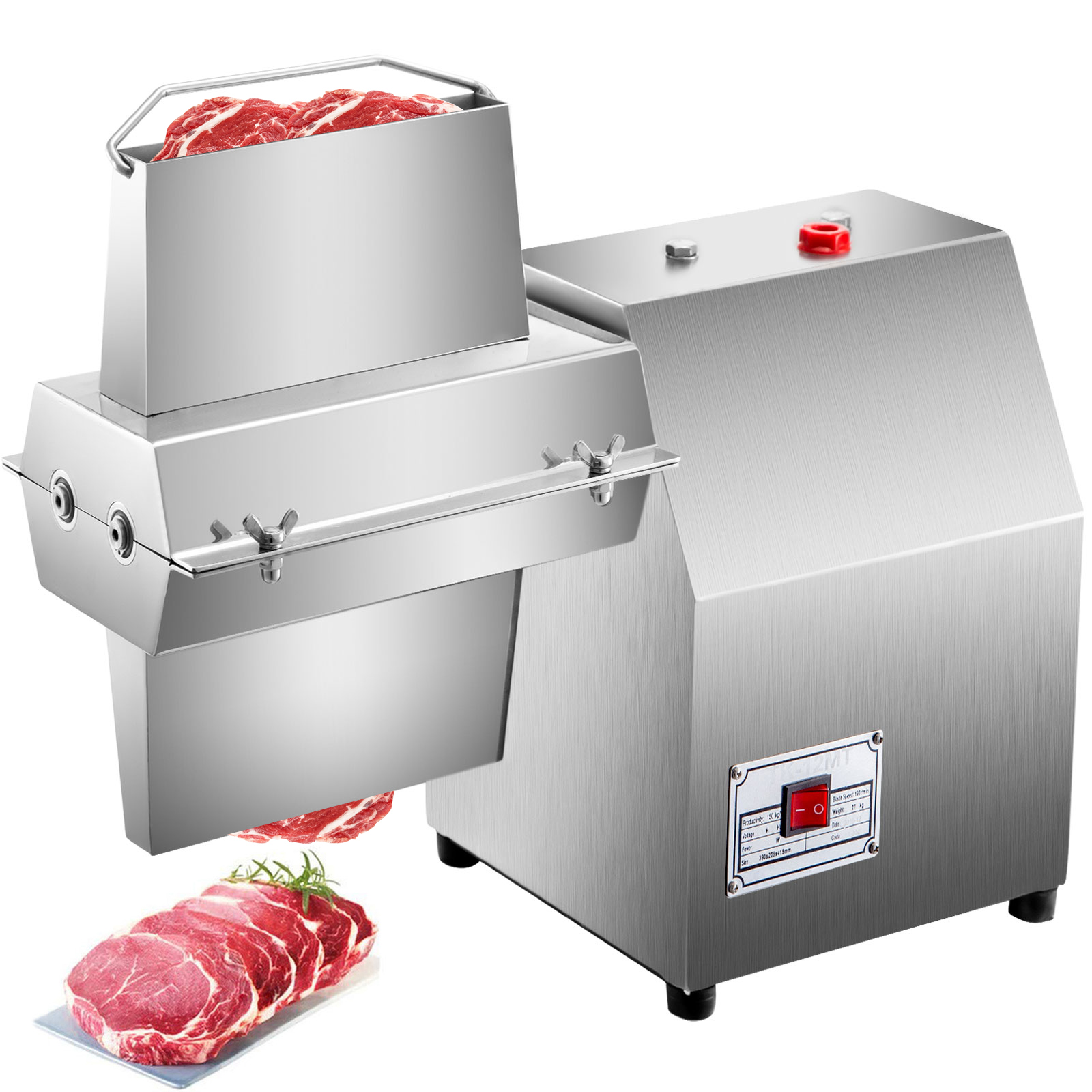Bescita Stainless Steel Double Side Meat Pounder Tenderiser Hammer
