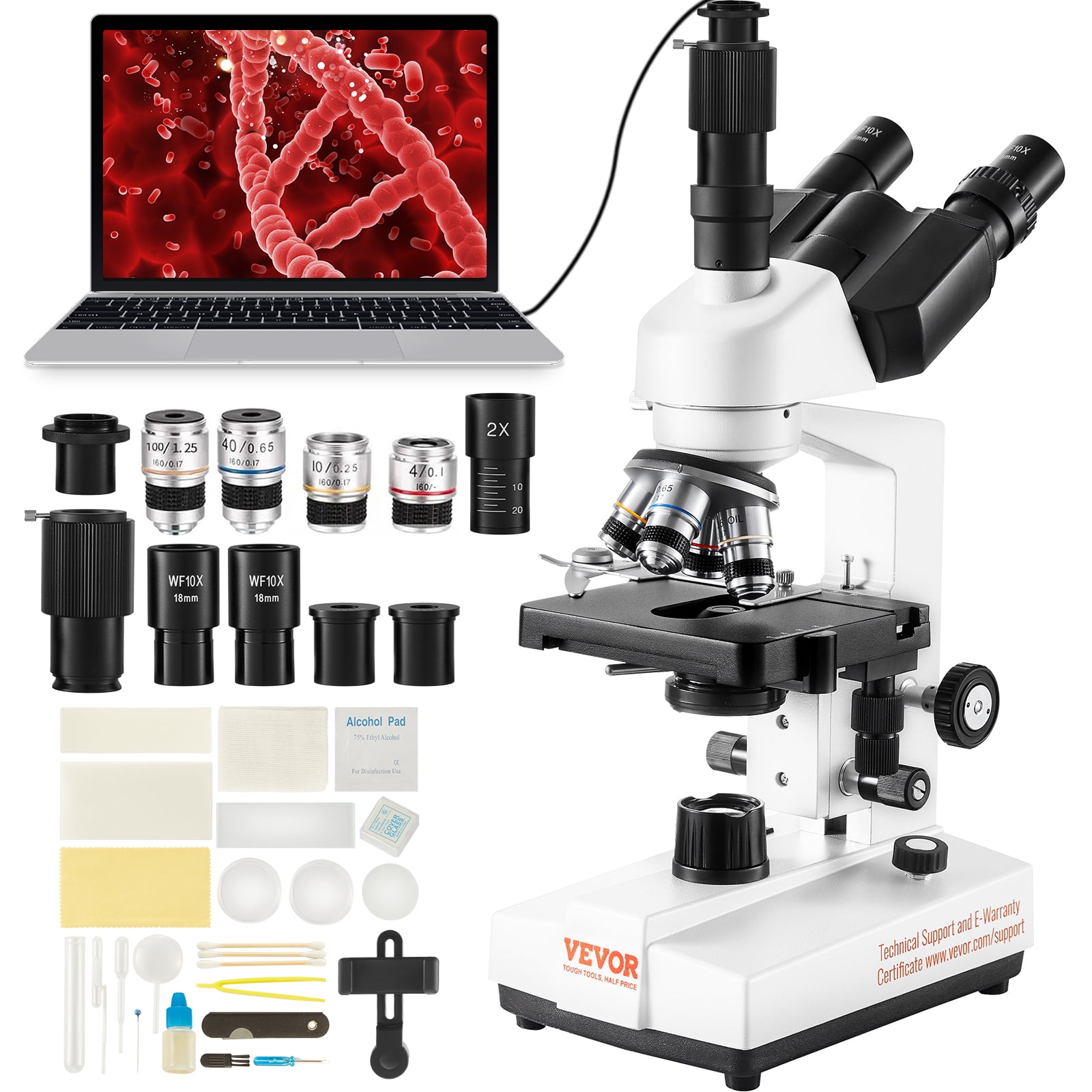 BENTISM Compound Trinocular Microscope 40X-5000X Philippines | Ubuy