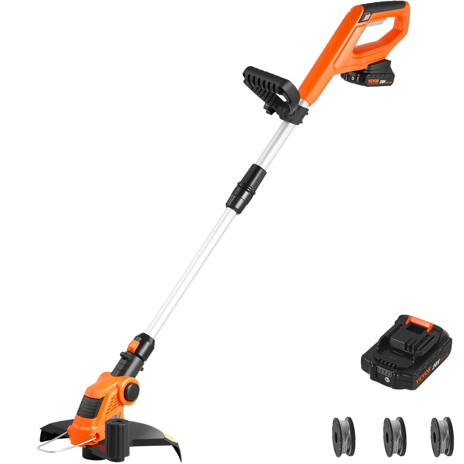 "BENTISM 12"" Cordless Grass Cutter/Edger, 20V 2Ah Battery Powered ...