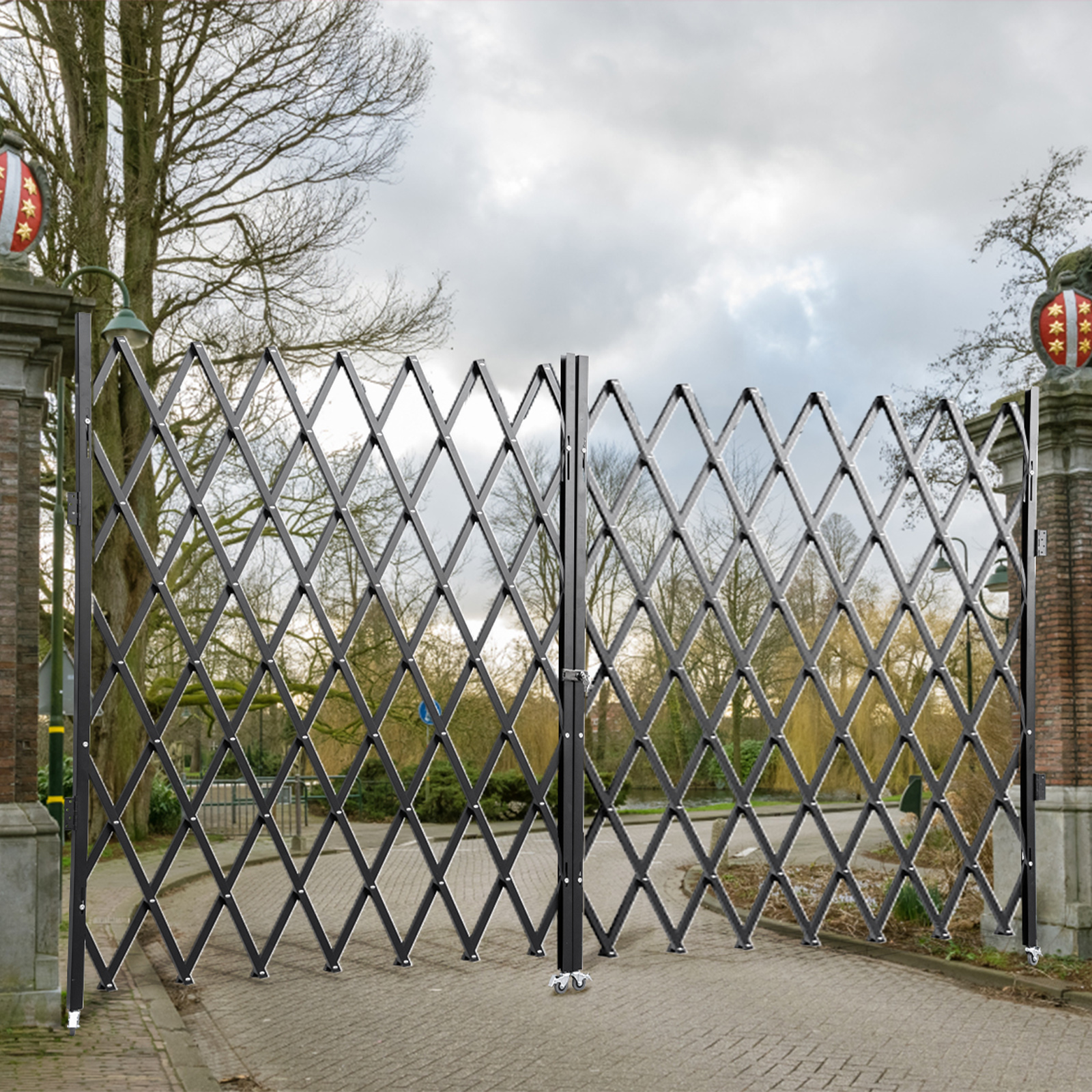 Yardlink Black Steel Gate Panel, 34 inch H x 48 inch W - Walmart.com