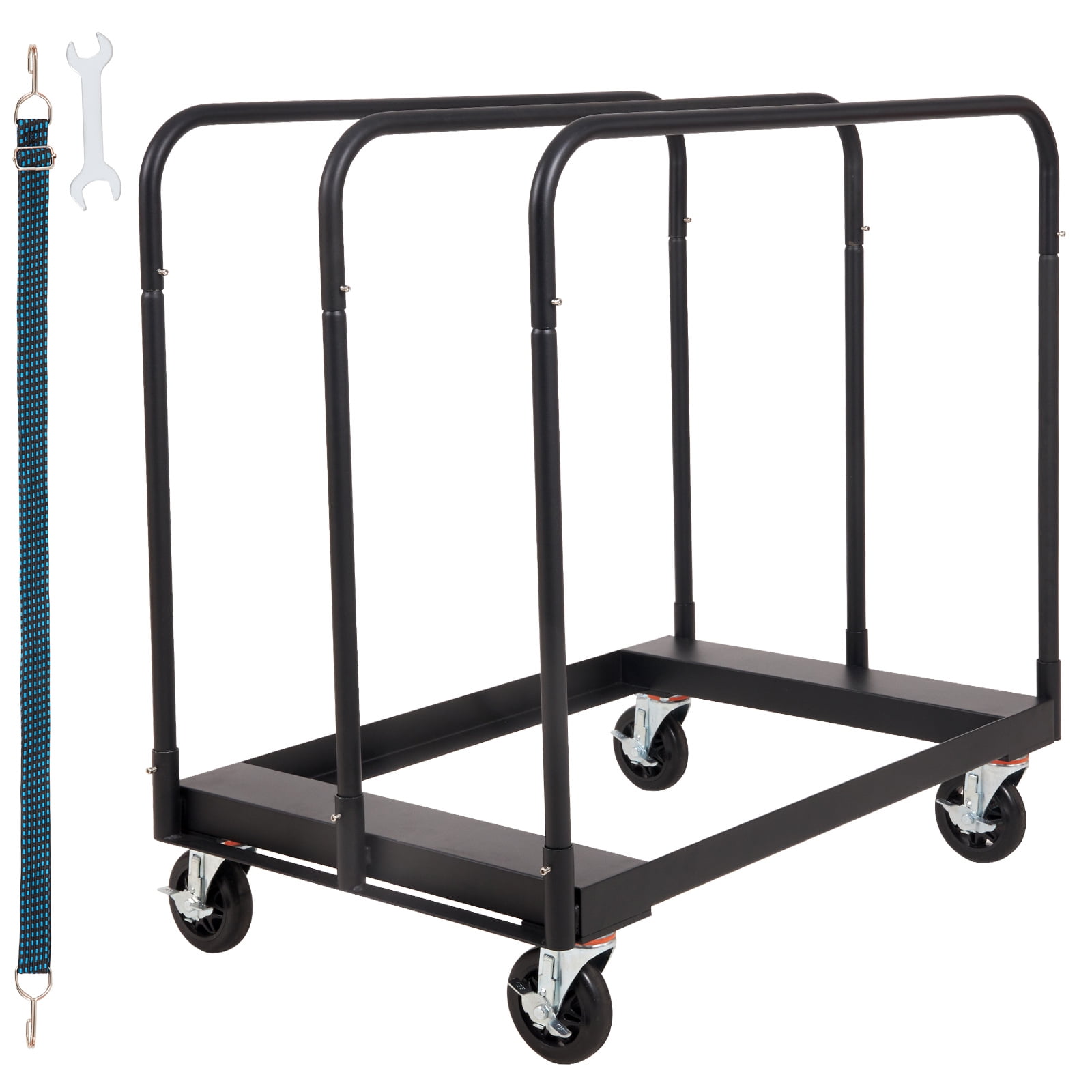 BENTISM 1500 lbs Drywall Cart with 5-inch Silent Wheels, Panel Dolly ...