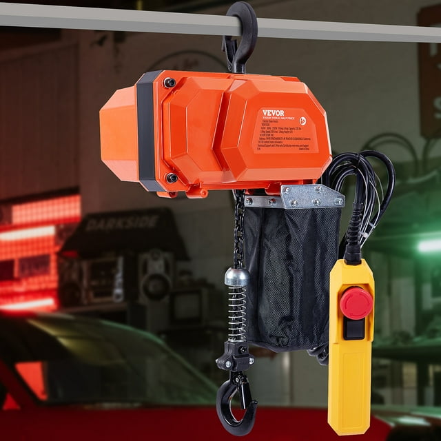 BENTISM Electric Chain Hoist Single Phase Crane Hoist 330 lbs Load 10 ...