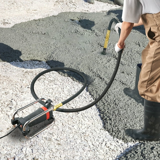 BENTISM Electric Concrete Vibrator 1500W 14-3/4 feet Poker to Remove ...