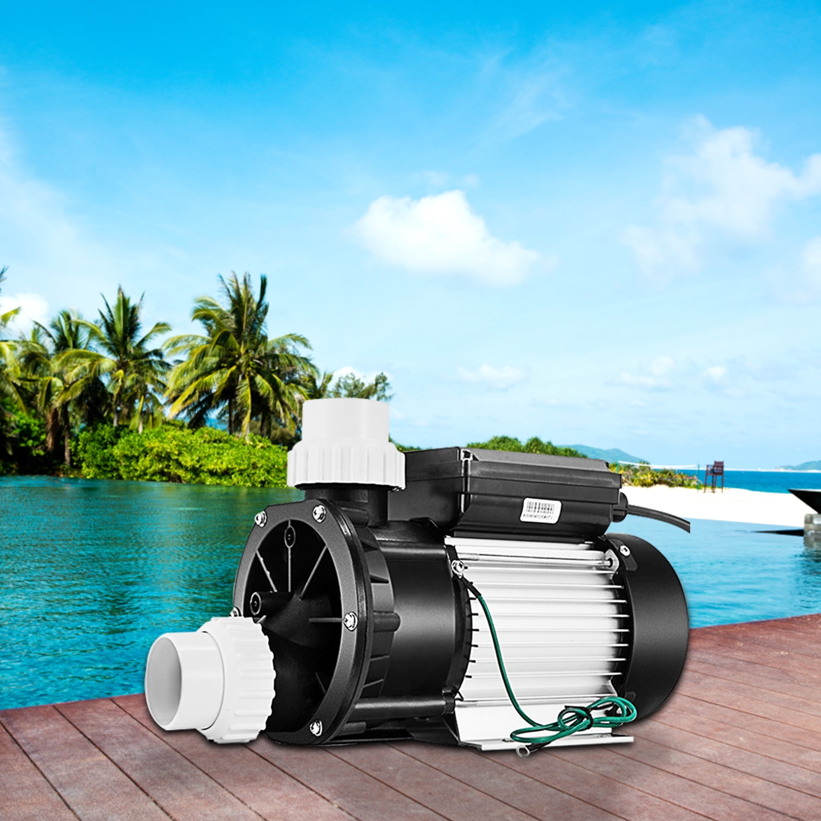 BENTISM Energy Efficient Submersible Pool Pump, 1HP, 365 L/min ...