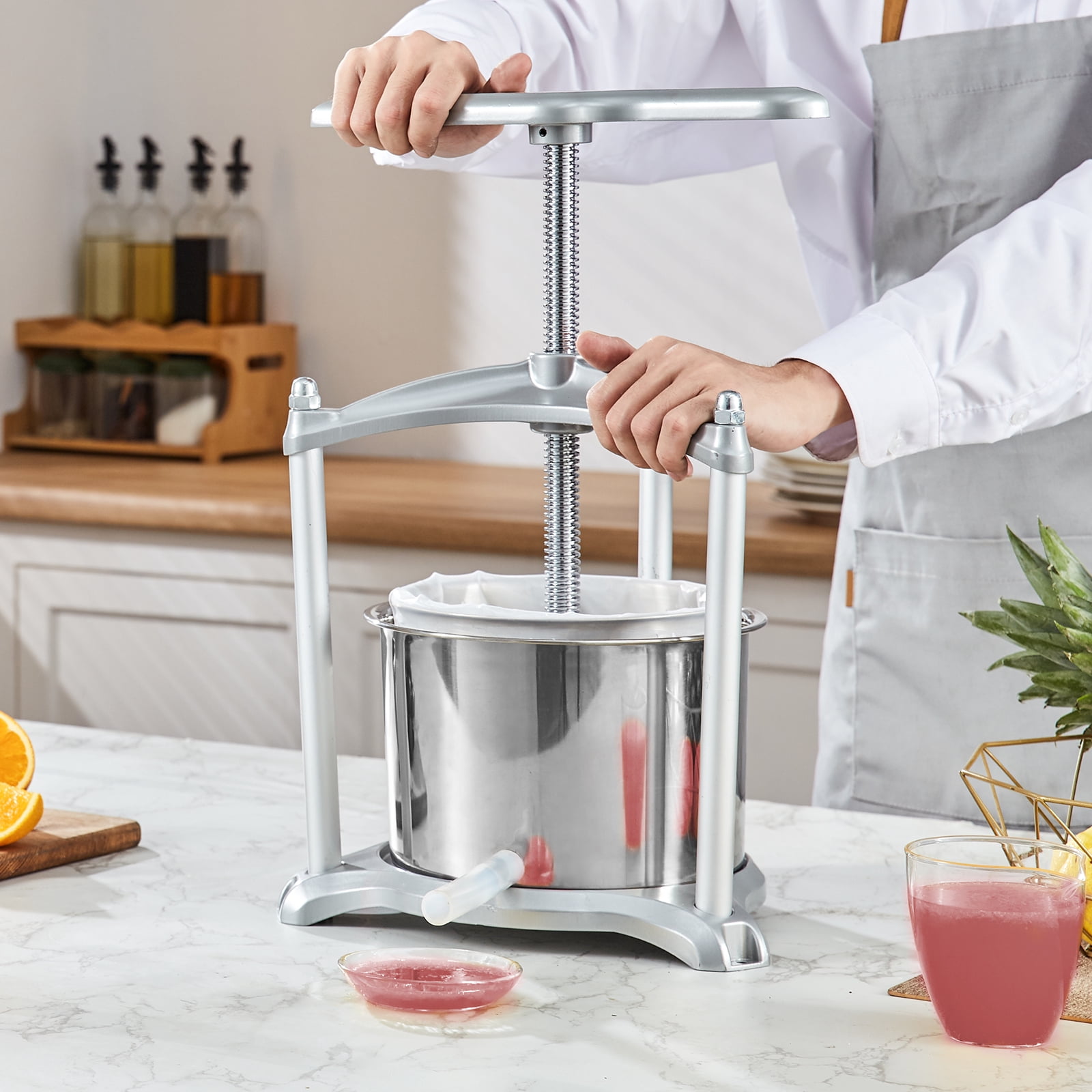Stainless Steel Cider Press Stainless Steel Fruit Press 12L/22L/36L ...