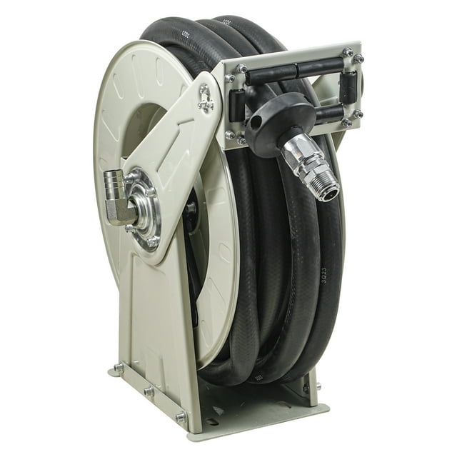BENTISM Fuel Hose Reel Retractable Diesel Hose Reel 3/4" x 66' Auto ...