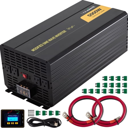 BENTISM Power Inverter Modified Sine Wave Inverter 1250W DC12V to ...