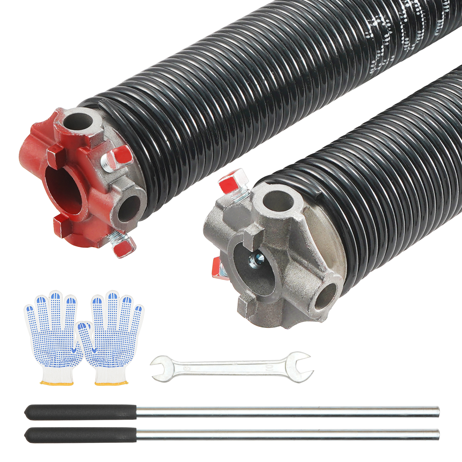 DURA-LIFT Heavy Duty Extension Garage Door Spring 2-Pack (180 lb ...
