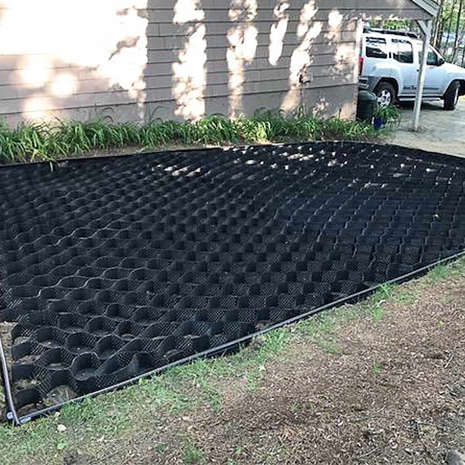BENTISM 9x17 ft Geo Grid Ground, 4 Inch Thick, HDPE, High Strength for ...