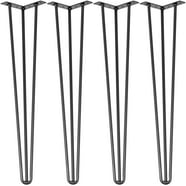 VEVOR Set of 2 Steel Table Legs, 28"Height 30"Wide Dining Table Legs ...