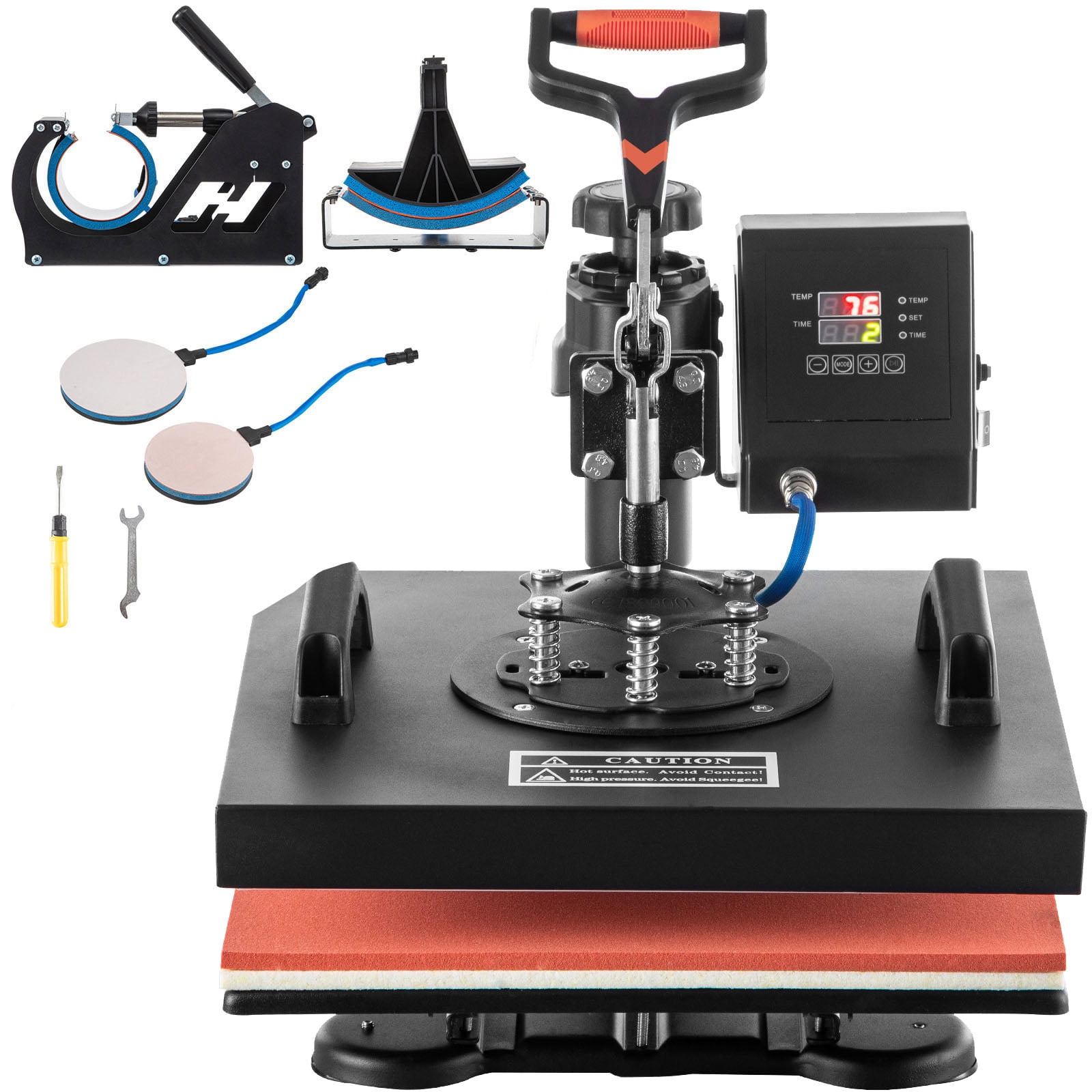 BENTISM Heat Press Machine 5 in 1, 15"X15" Combo Digital ...