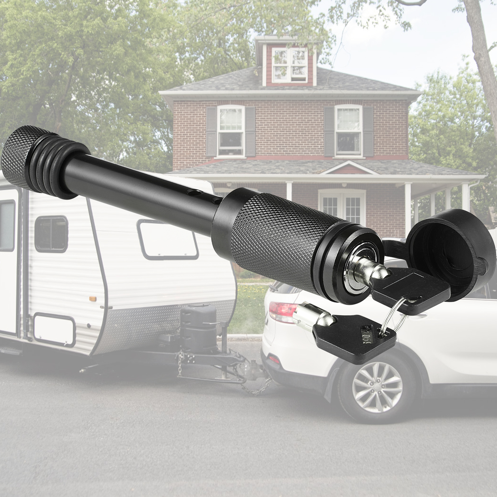 MaxxHaul 70050 Heavy Duty 5/8" - Hitch Locking Receiver Pin with 2 Keys ...