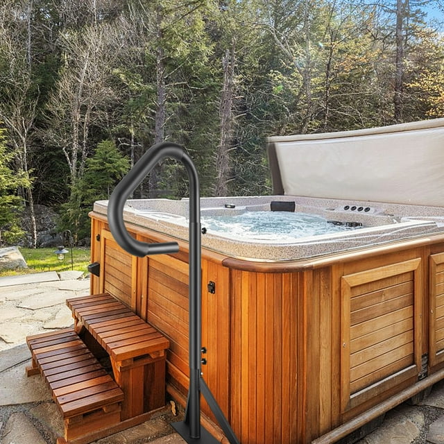 BENTISM Hot Tub Handrail Spa Side Handrail 360 Rotatable 48"-63 ...