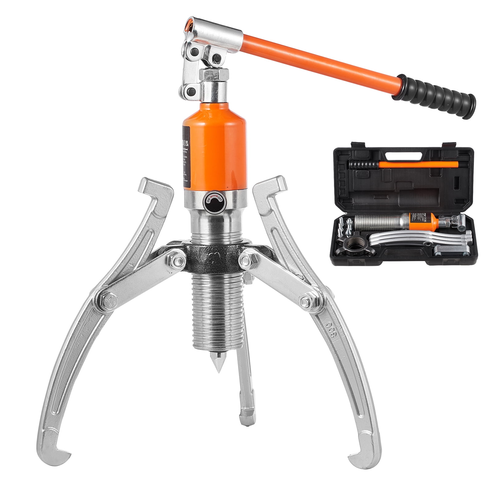 VEVOR Hydraulic Gear Puller, 15 Ton Max Capacity Wheel Bearing Pulling ...