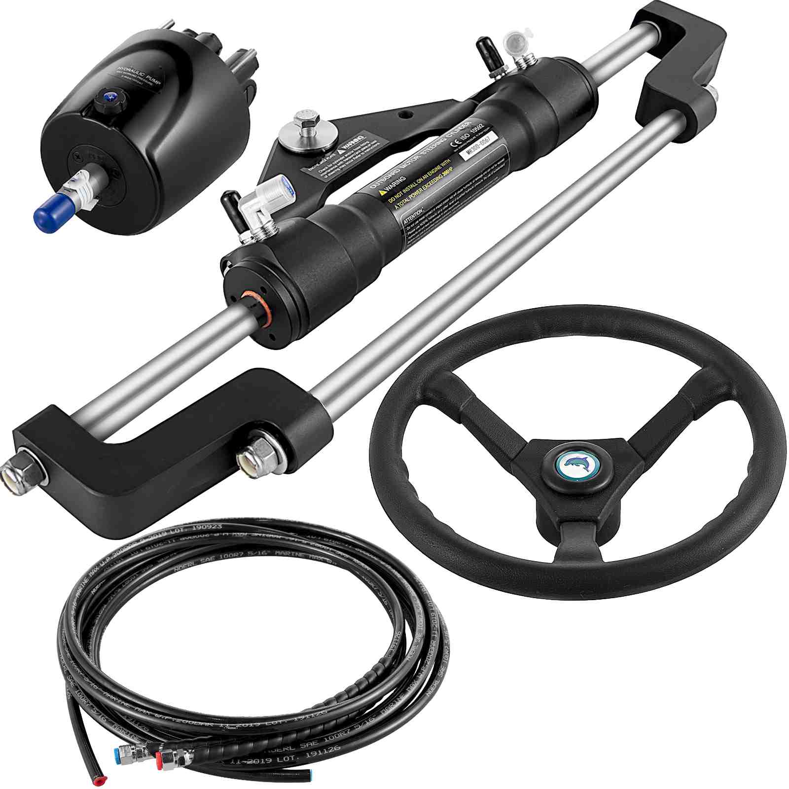 SeaStar HK4500A-3 BayStar Plus Helm Compact Hydraulic Steering System ...