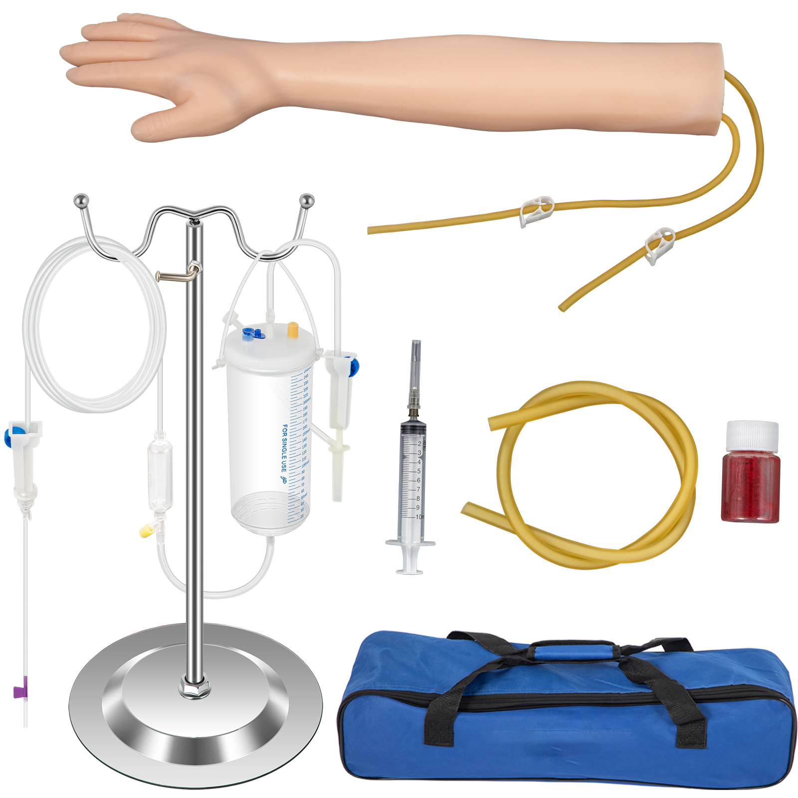 VEVOR Intravenous Practice Arm Kit Made of PVC, Latex Material ...