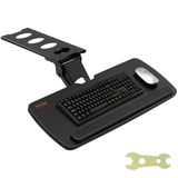 BENTISM Ergonomic Adjustable Keyboard/Mouse Tray, 25x9.8 inch Slide-out ...