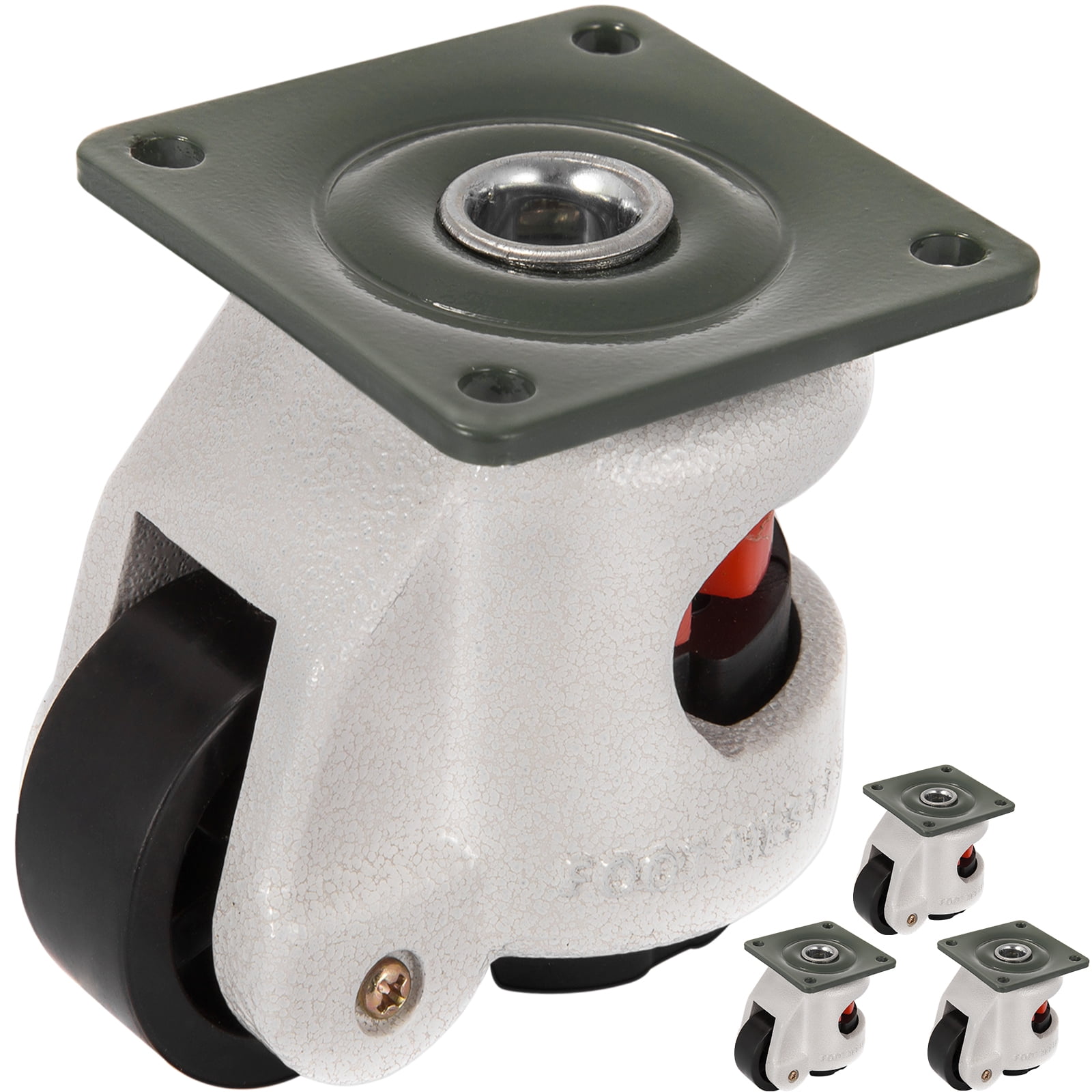 BENTISM Leveling Casters Set of 4, 1.65" - Self Leveling Casters Heavy ...