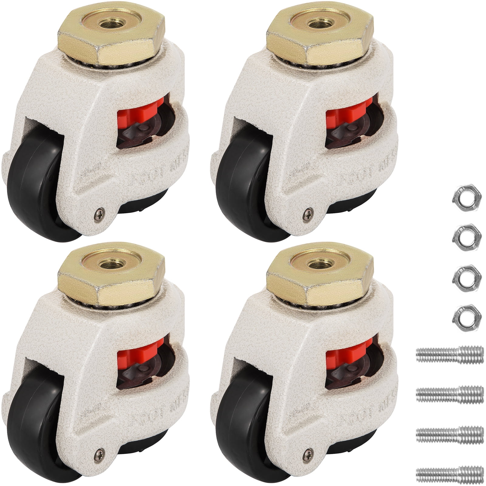 BENTISM Leveling Casters Set of 4, 2" - Self Leveling Casters Heavy ...