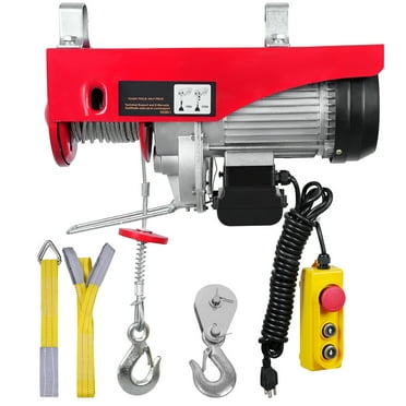 440 LBS Electric Hoist Winch 110V Electric Winch with Wired Remote ...