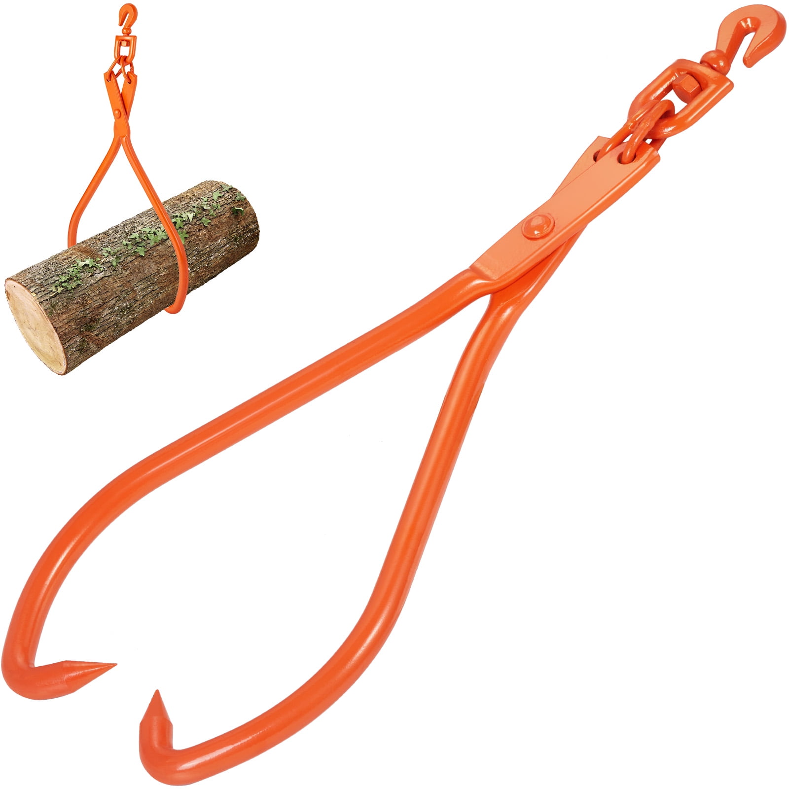 BENTISM Log Skidding Tongs, 32 inch 2 Claw Log Lifting Tongs, Heavy ...