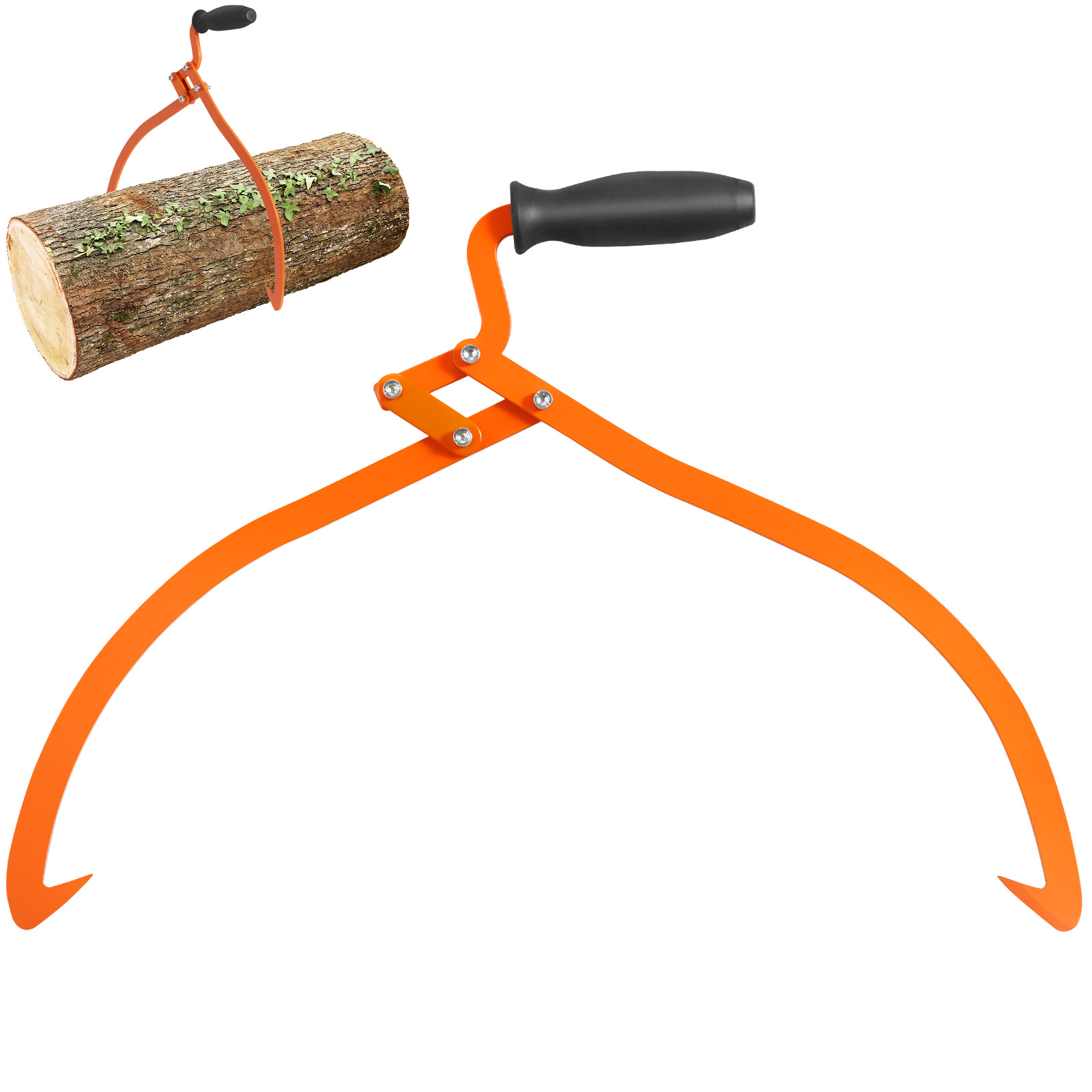 FEBTECH - Log Skidding Tongs 32-inches- Single Swivel Grab for Handling ...